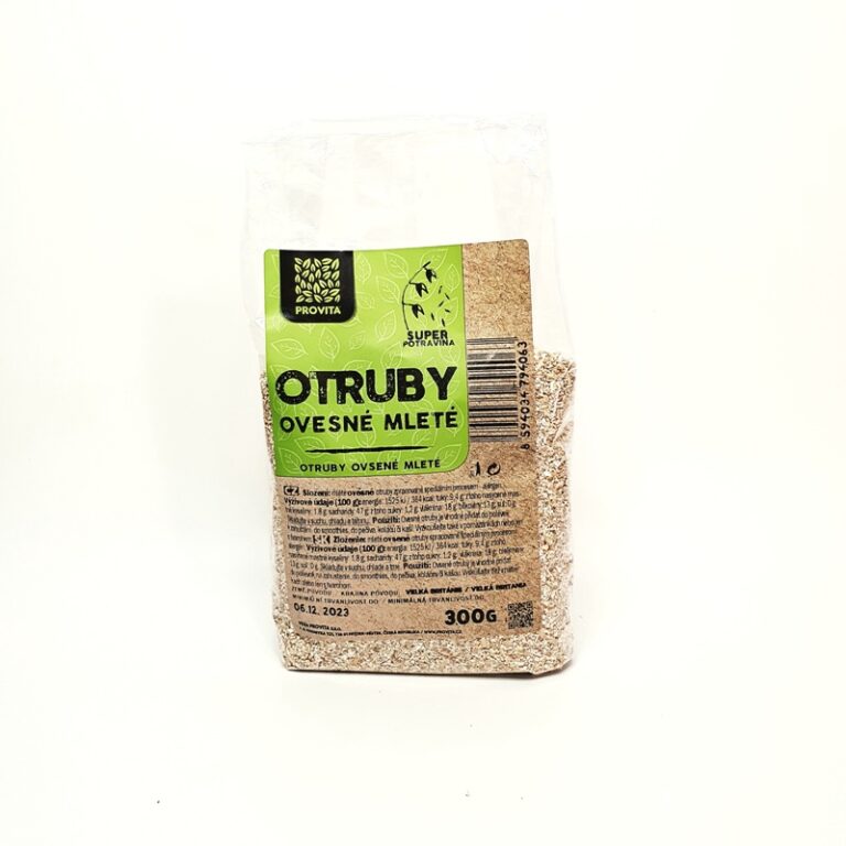 Ovsené Otruby | Vláknina | Podpora Trávenia | Provita | Biošujo